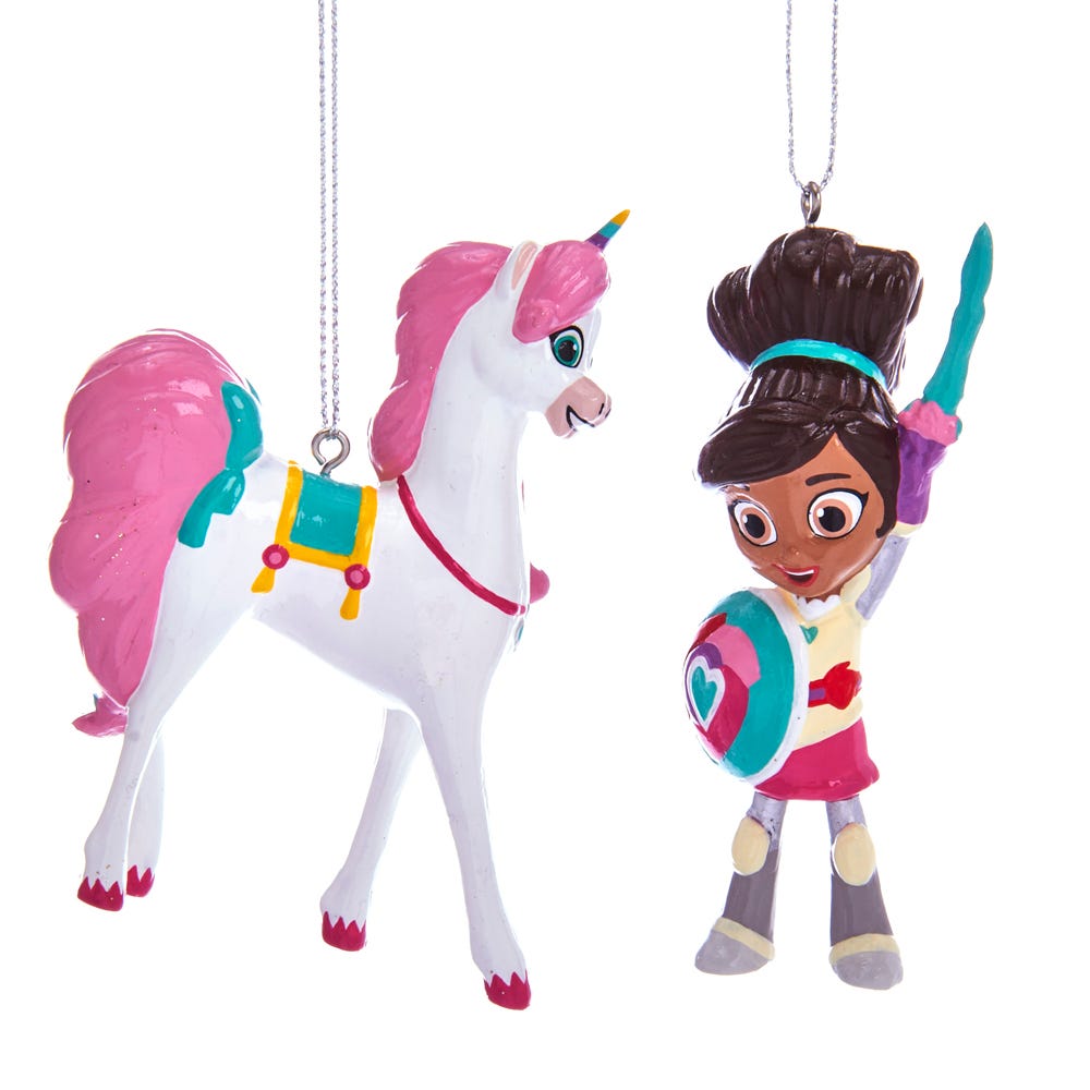 Nella© The Princess Knight And Trinket Ornaments, 2 Assorted