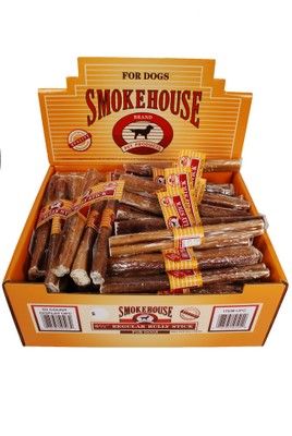 Smokehouse Bully Sticks 6.5 Inch 60Ct Display