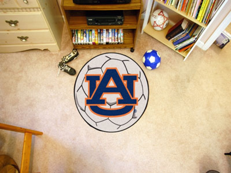 Buy Auburn Soccer Ball-Shaped Area Rug Online - Officially Licensed