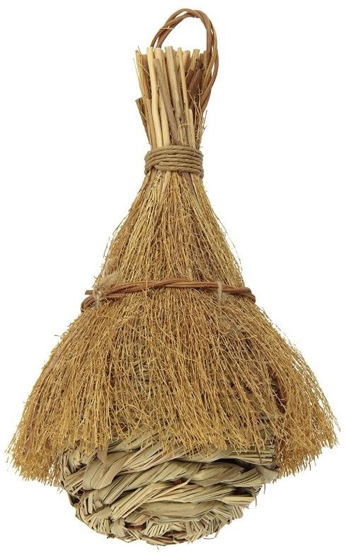 Buy Prevue Finch All Natural Fiber Covered Tiki Hut Nest Online