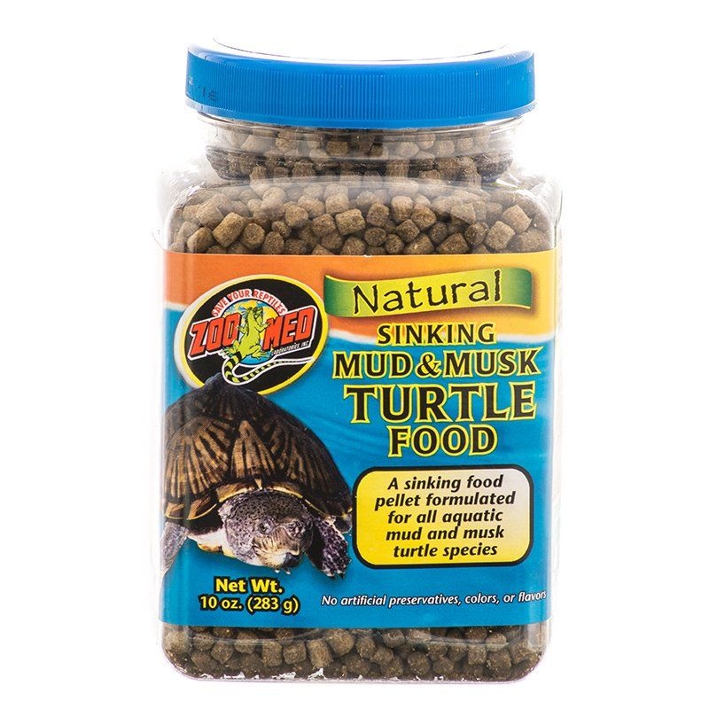 Zoo Med Natural Sinking Mud & Musk Turtle Food - 10 Oz