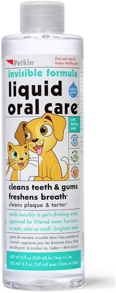 Buy Petkin Invisible Formula Liquid Oral Care Teeth, Dental Gums Fresh ...