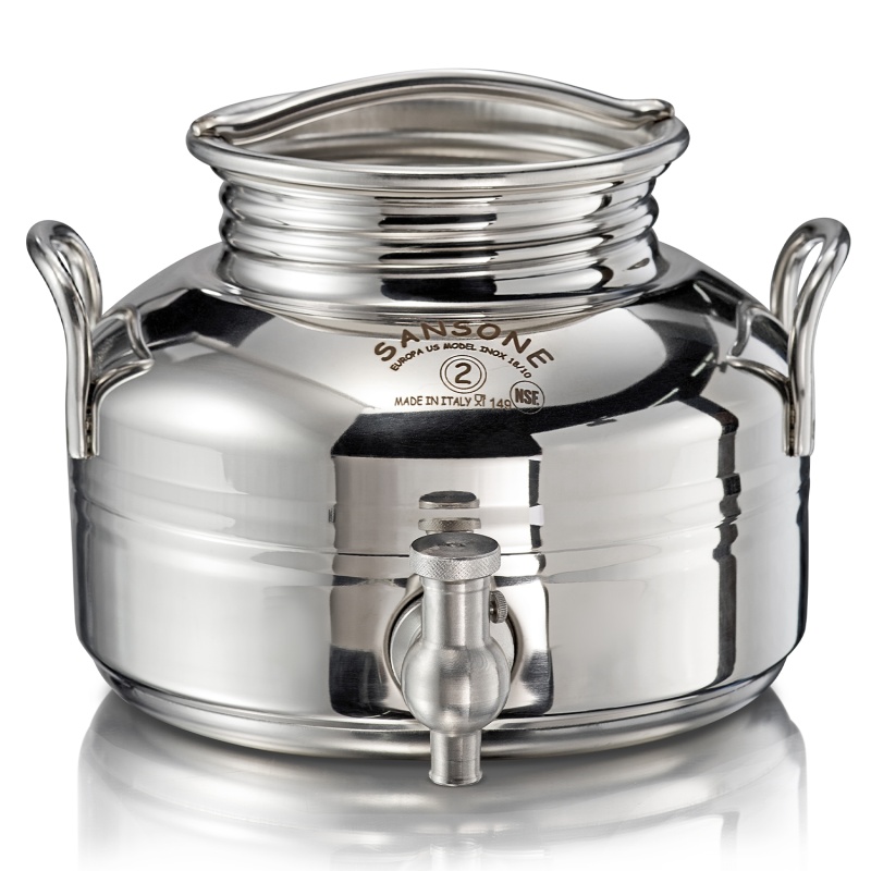 Sansone Fusti Tank | Stainless Steel Water Dispenser | Stand & Tap ...