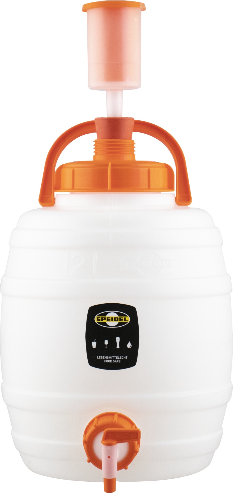 Speidel Plastic Fermenter | Round Hdpe Storage Tank | 12L | 3.2 Gal