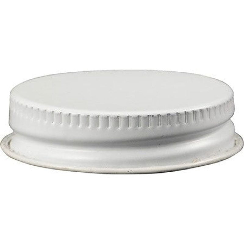 Buy White Metal Screw Cap for Growlers and Jugs Online - 38 Mm