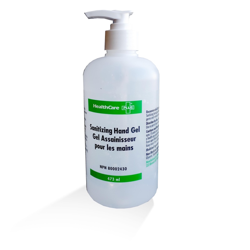 Hospital Grade Hand Sanitizer Gel 473Ml Made In Canada