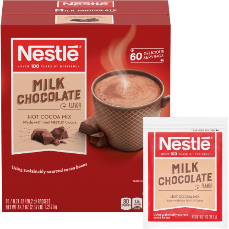 Nestle® Milk Chocolate Single-Serve Hot Chocolate Packets Hot Chocolate ...