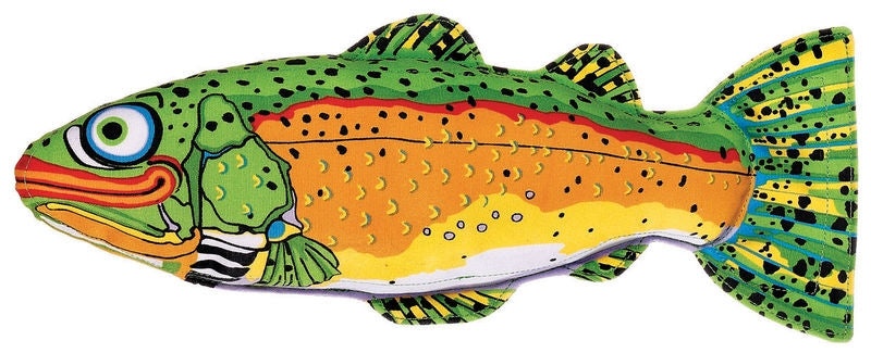 Buy Fat Cat Classic Incredible Strapping Yankers Dog Toy Trout Fish ...