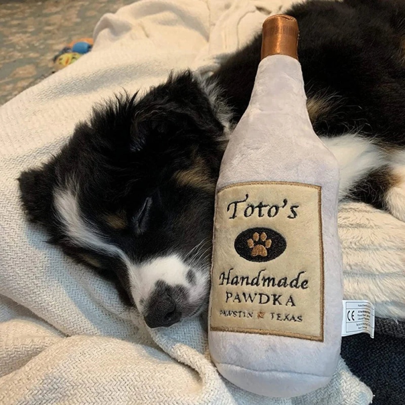 H&K Power Plush Dog Toto's Pawdka Large Squeak Crinkle