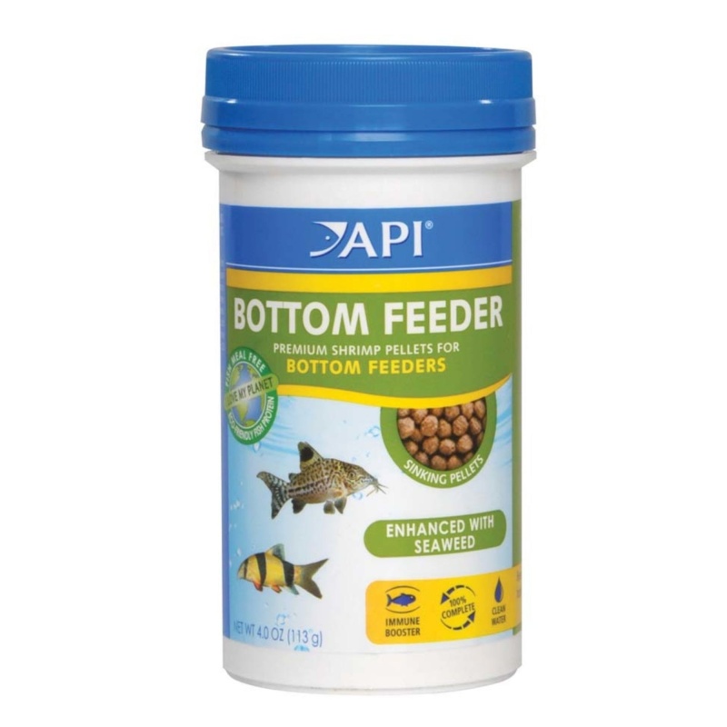 Api Bottom Feeder Premium Shrimp Sinking Pellets Fish Food 1Ea/4 Oz