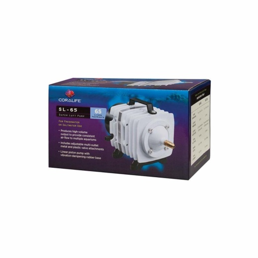 Coralife Sl-65 Super Luft Air Pump White, 1Ea