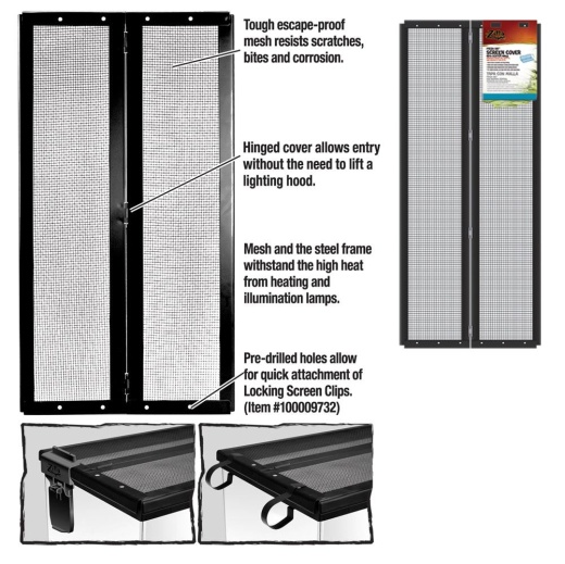 Zilla Screen Covers With Center Hinge - 30 X 12