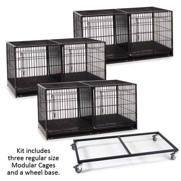 Proselect Modular 3-Tier Cage Bank Kit