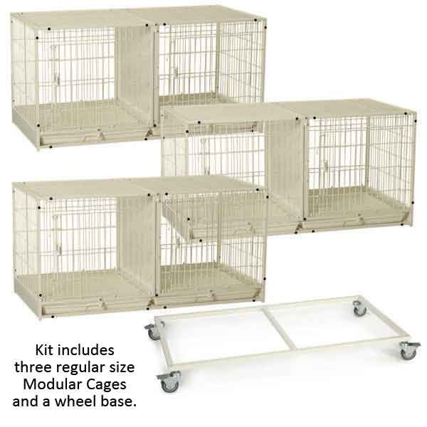 Proselect Modular 3-Tier Cage Bank Kit