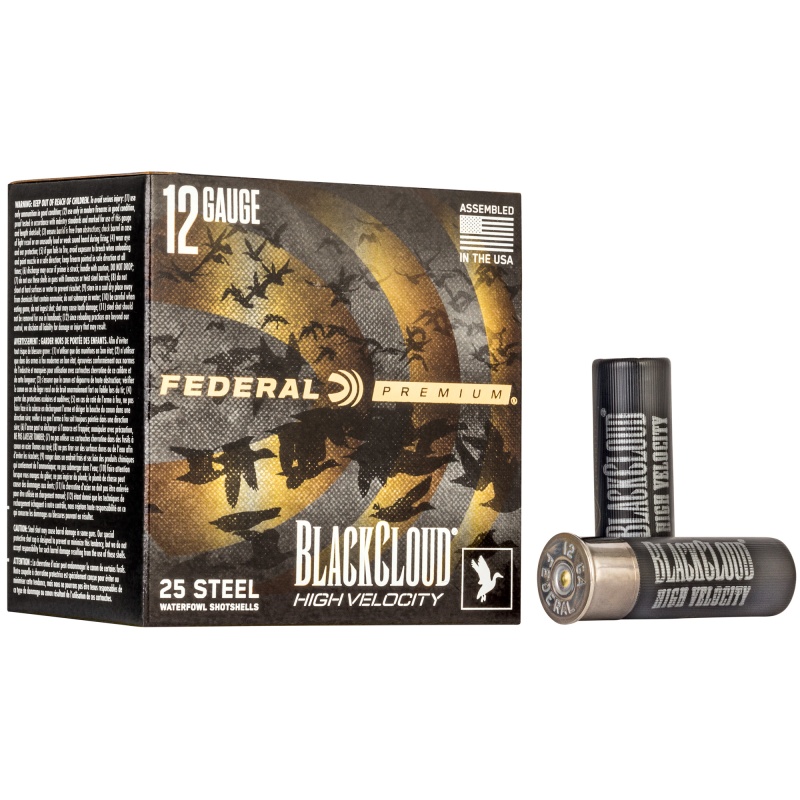 Federal, Premium, Black Cloud Fs Steel High Velocity With Flightcontrol ...