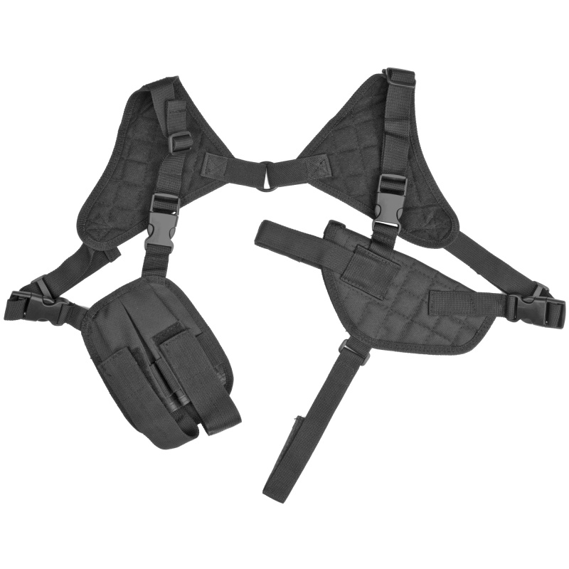 Ncstar, Shoulder Holster, Nylon, Black, Fully Adjustable, Includes ...