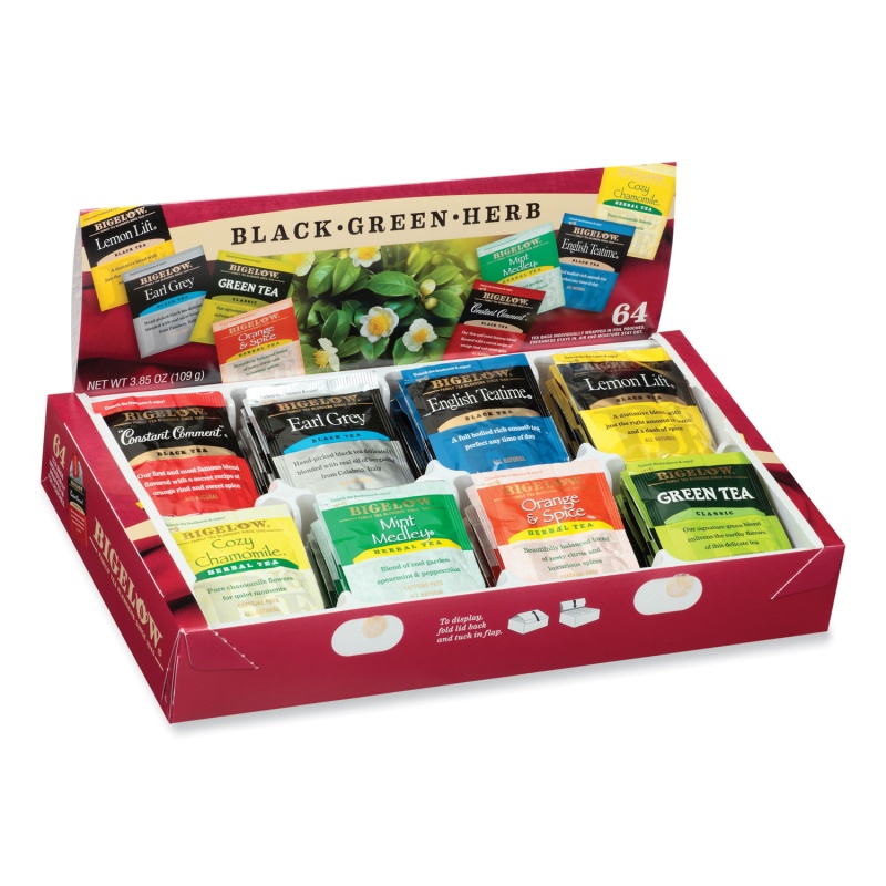 Buy Bigelow Variety Pack Assorted Tea Bags Online - 64 Individually ...
