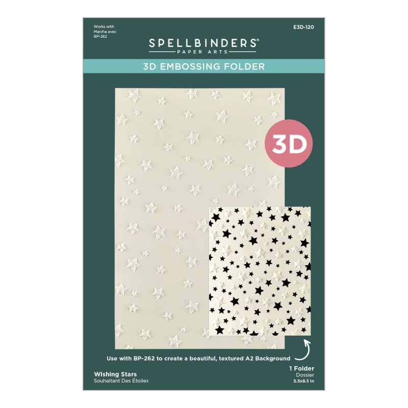 Spellbinders 3D Embossing Folder Little Smiles Collection