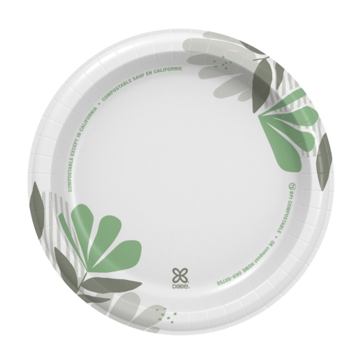 Buy Dixie Paper Plates Online - 8-1/2", Pathways Design, Pack Of 125 Plates