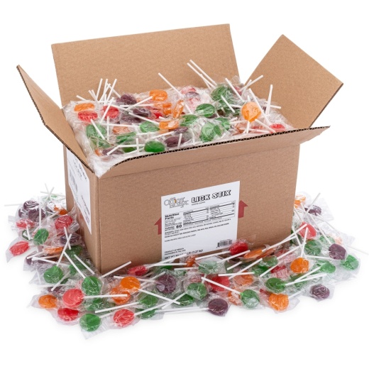 Office Snax Assorted Lollipops - Assorted - Individually Wrapped - 5 Lb ...