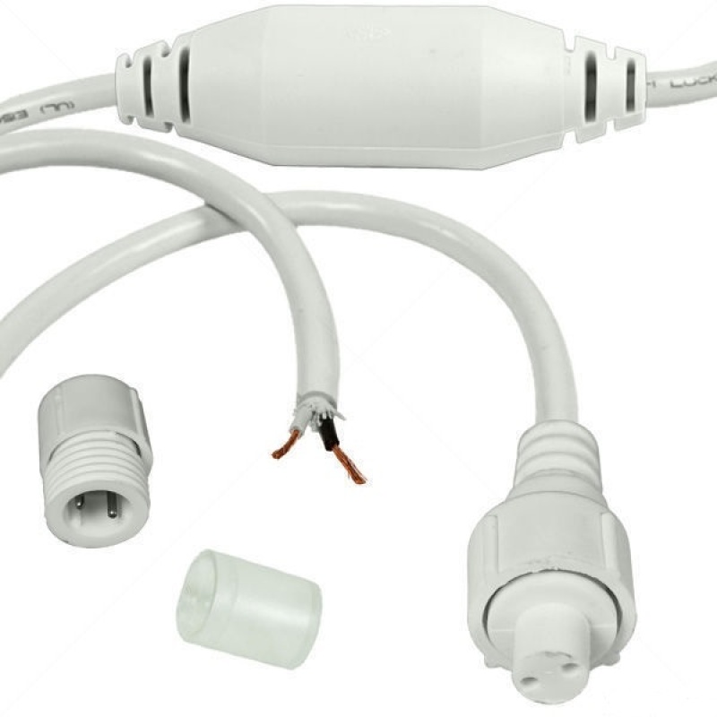 3/8 In. - 12 Volt - LED - Rope Light Connector Kit - 2 Wire