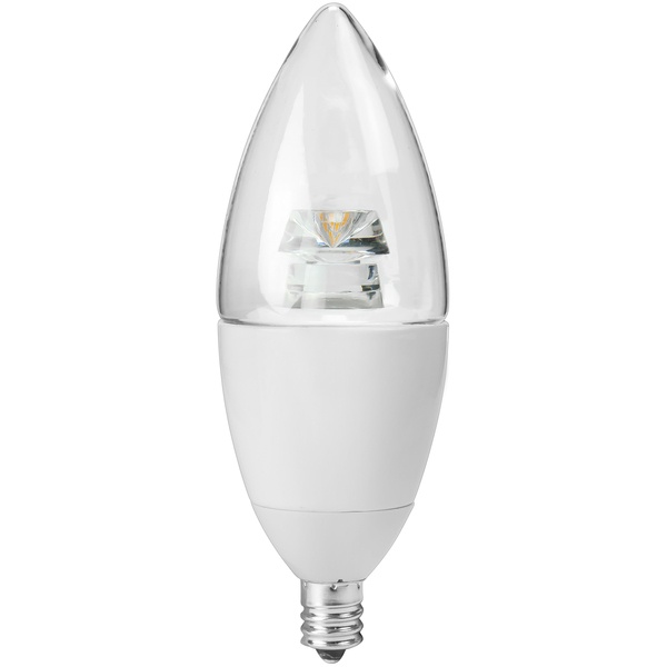 Natural Light LED Chandelier Bulb - 500 Lumens, 7.5 Watt, 3000 Kelvin