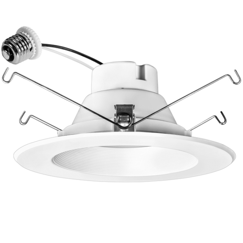 1040 Lumens - 13 Watt - Natural Light - 6 In. Selectable Retrofit LED ...