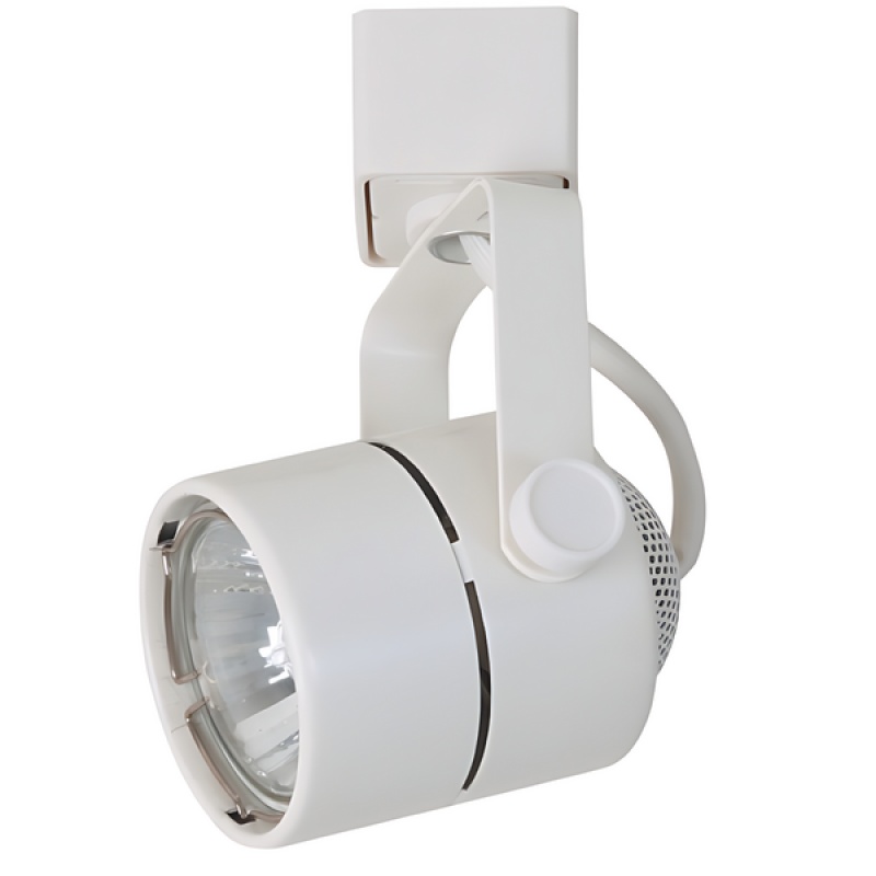 Garda System Track Light Fixture - Cylinder - White - Mr16 Gu10 Base