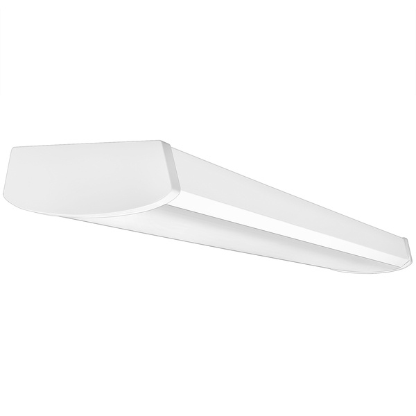 4640 Lumens - 40 Watt - 4000 Kelvin - 4 Ft. X 5 In. Led Wraparound Fixture