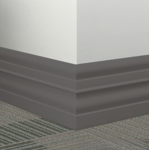 Johnsonite Dark Brown Rubber Millwork Contoured Wall Base - 6" X 96" X ...