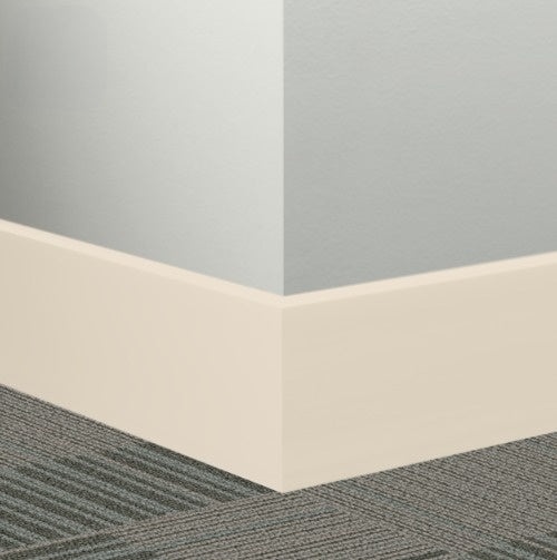Johnsonite Antique White Rubber Millwork Contoured Wall Base - 6" X 96 ...