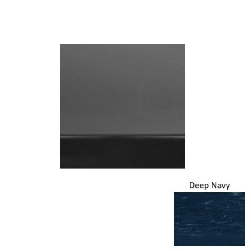 Marbleized 60 Deep Navy Heavy Duty Rubber (Sq) Stair Tread - Smooth