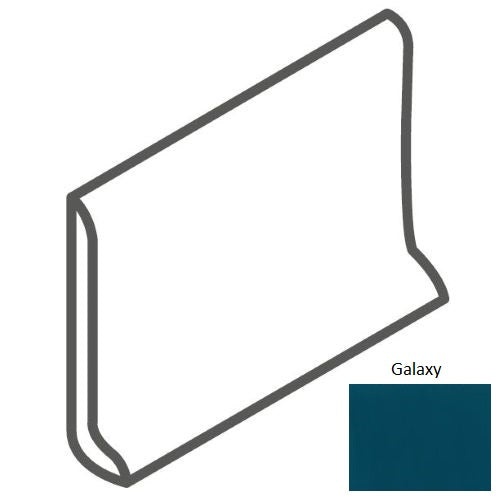 Color Wheel Classic Galaxy Ceramic Wall Trim - 4 1/4" X 6" Sanitary ...