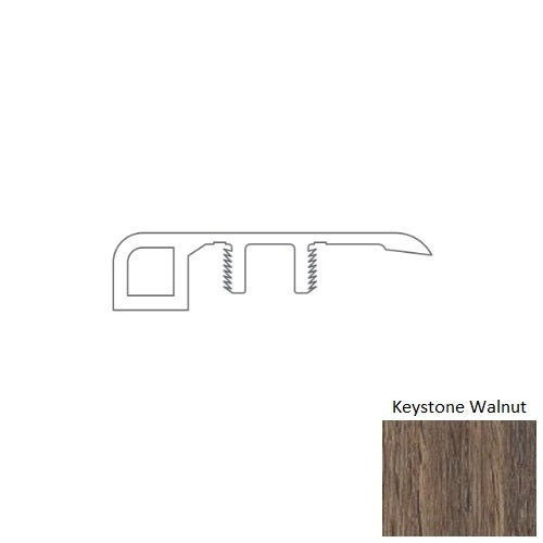 Keystone Walnut Luxury Vinyl Moulding - 1.73" x 94.49" Baby Threshold ...