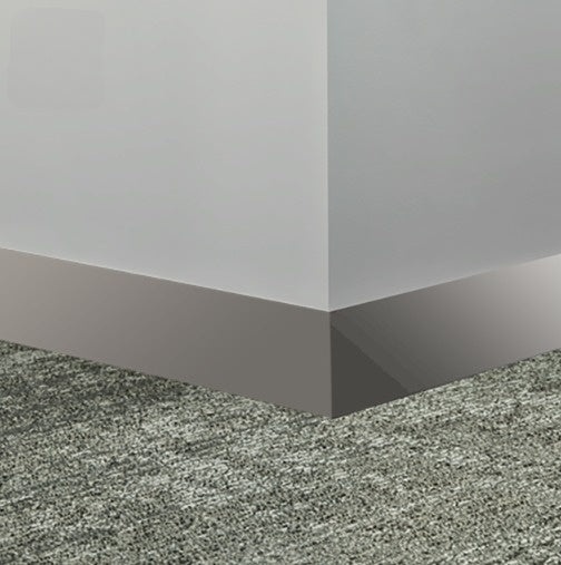 Johnsonite Silver Grey Rubber Millwork Contoured Wall Base - 2 1/2" X ...