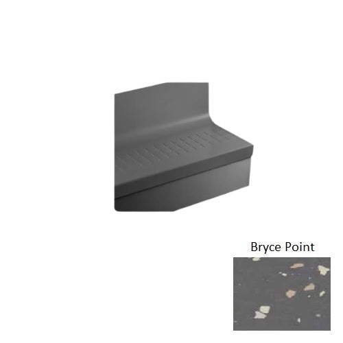 Johnsonite Bryce Point Raised Square Rubber Moulding / Trim - 19" X 84 ...