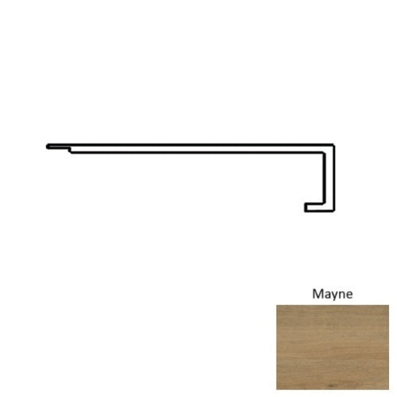 Crystal Mayne Luxury Vinyl Moulding / Trim - 5" X 47" Square Flush ...