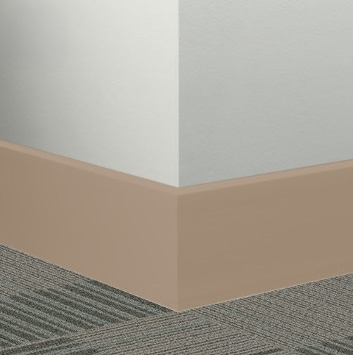 Johnsonite Tannery Rubber Millwork Contoured Wall Base - 6" X 96" X 3/8 ...