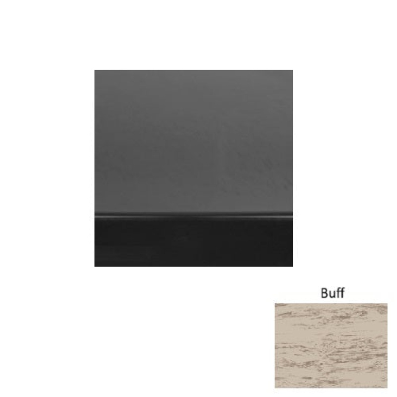 Marbleized 61 Buff Heavy Duty Rubber (Rd) Stair Tread - Smooth