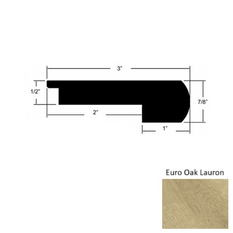Provence Iii Euro Oak Lauron Hardwood Moulding / Trim - 3 1/8" X 78 ...