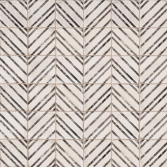 Vivace Incline Rice Porcelain Tile - Matte - 4" X 4"