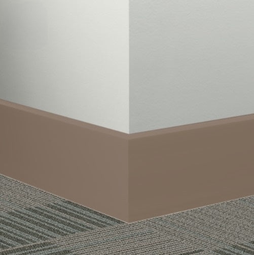 Johnsonite Saddlebrook Rubber Millwork Contoured Wall Base - 6" X 96" X ...
