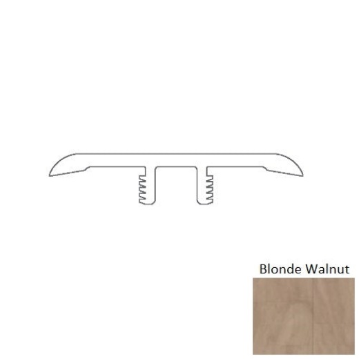 Blonde Walnut Luxury Vinyl Moulding / Trim - 1.71" X 94.49" T Molding ...