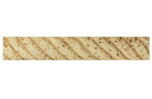 Gold Travertine Liner - 1" X 8" Rope - Tumbled