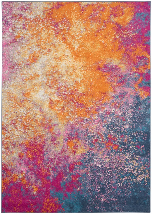 Passion Psn10 Sunburst Polypropylene Modern Area Rug - 9 Ft X 12 Ft ...