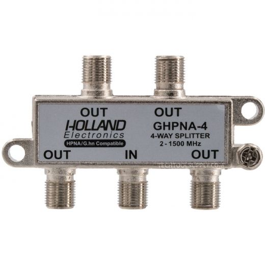 Buy Holland 4-Way IPTV Coaxial Splitter Online for HPNA Environments
