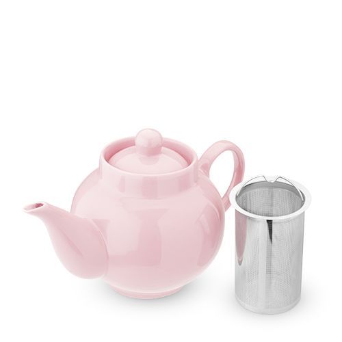 Regan™ Light Pink Ceramic Teapot & Infuser By Pinky Up®