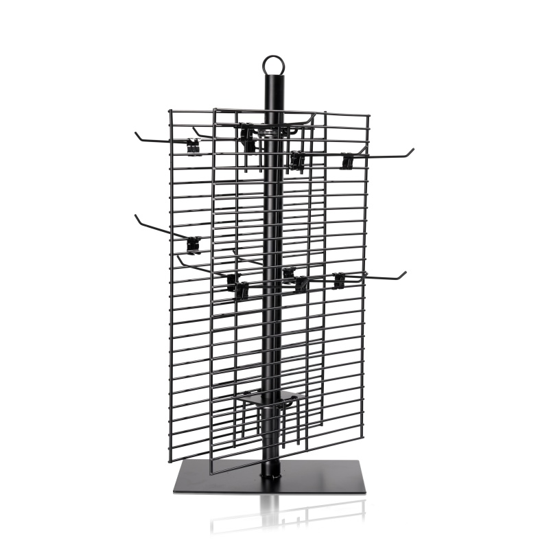 Countertop Spinner Rack With Hooks