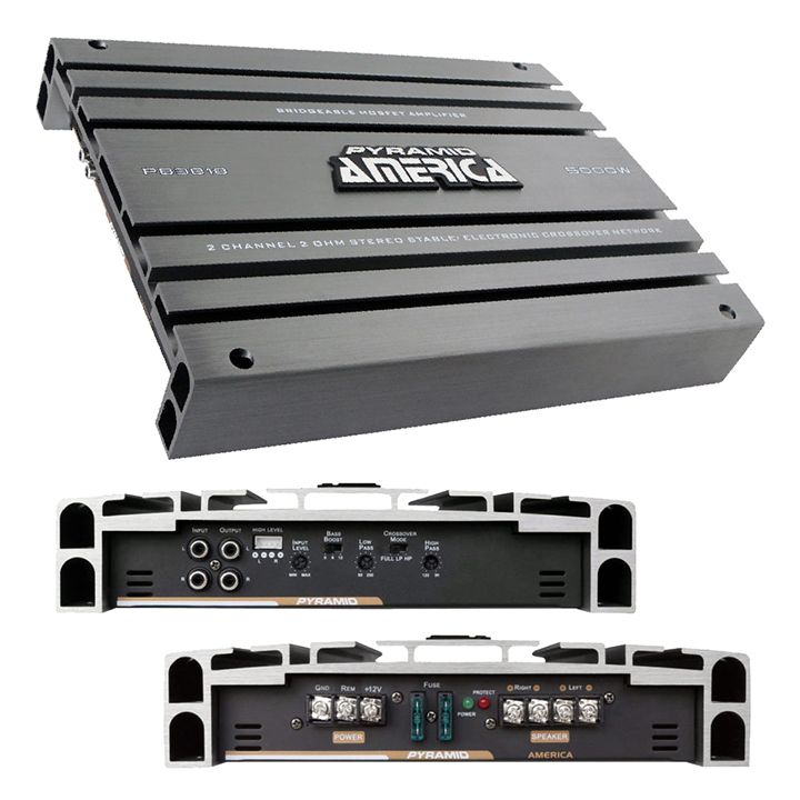 Pyramid 2 Channel Amplifier, 400W Rms/5000W Max - Buy Online Now!