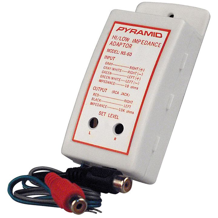 Buy Pyramid Adjustable 2 Channel RCA Line-In Adapter Online